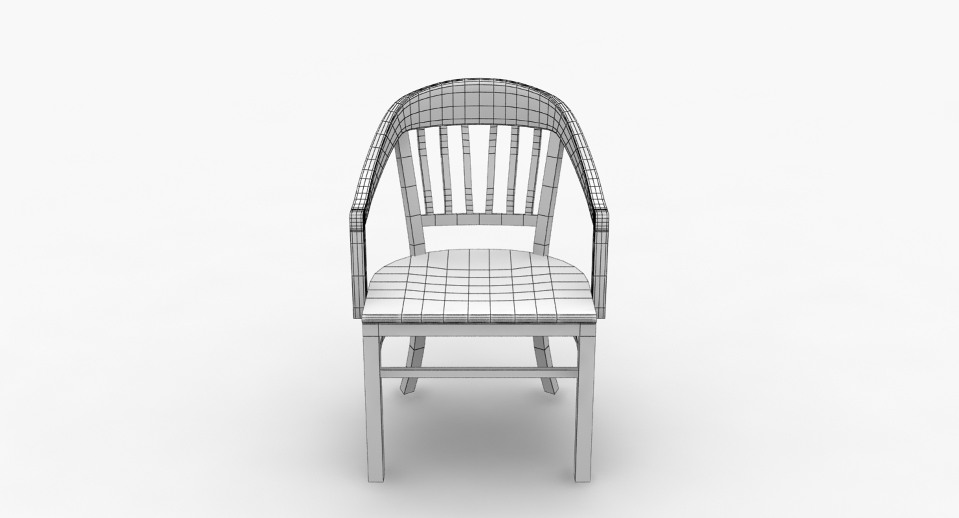 3D model vintage banker chair - TurboSquid 1200366