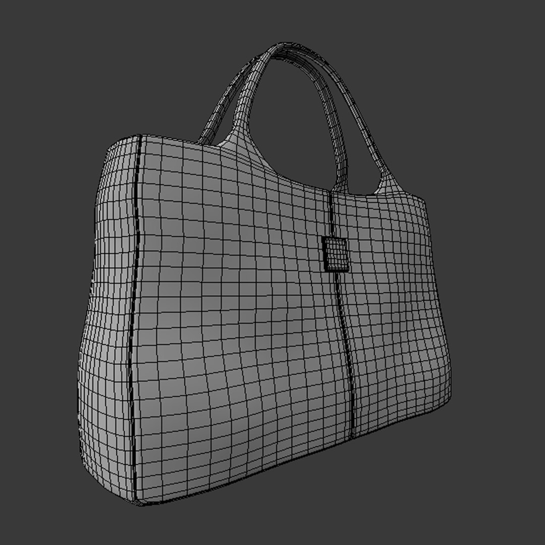 3d bag shop model
