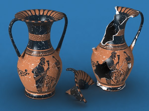 ancient ceramics 3d model