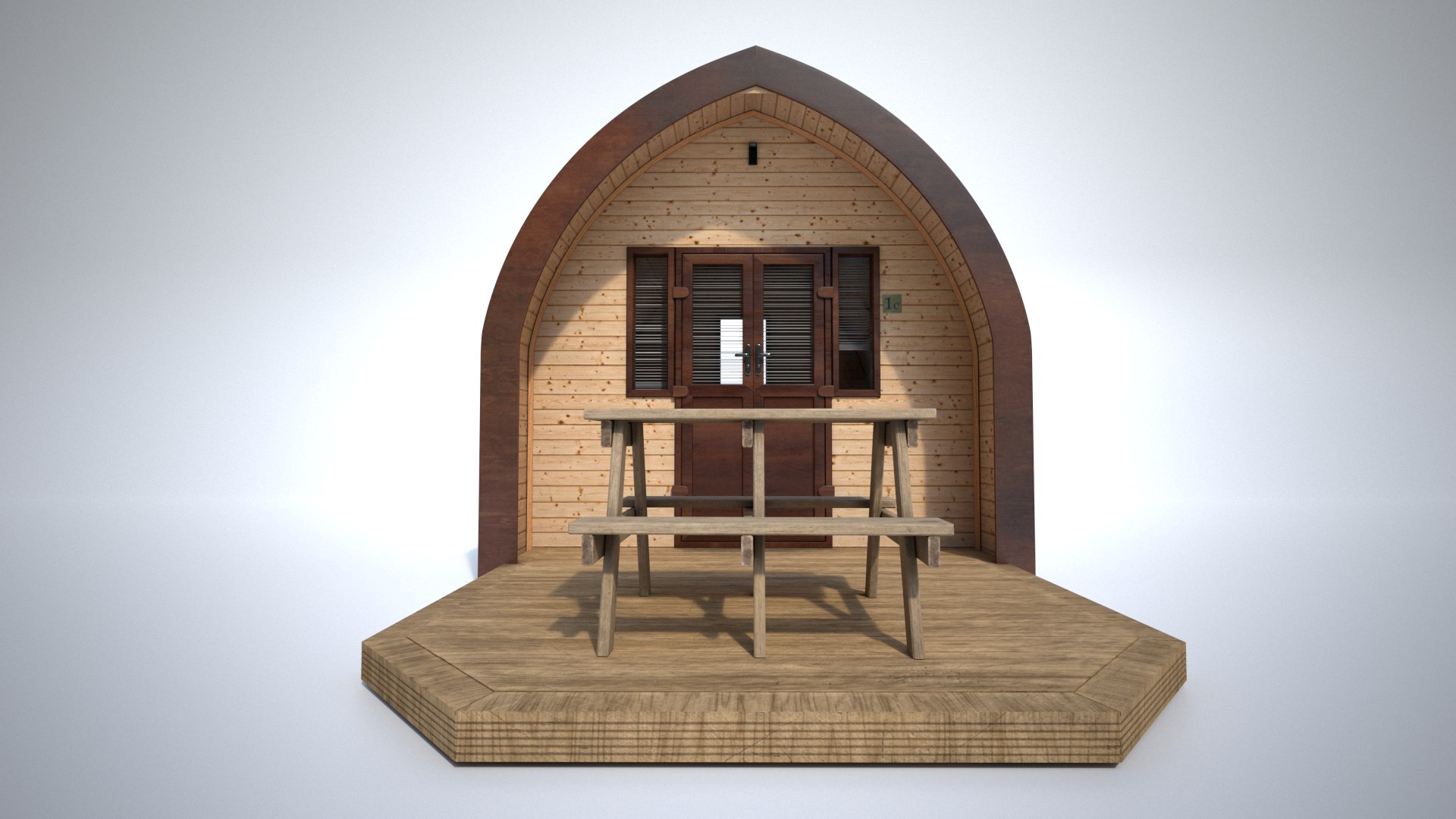 Camping Pod 3D Model - TurboSquid 1410680