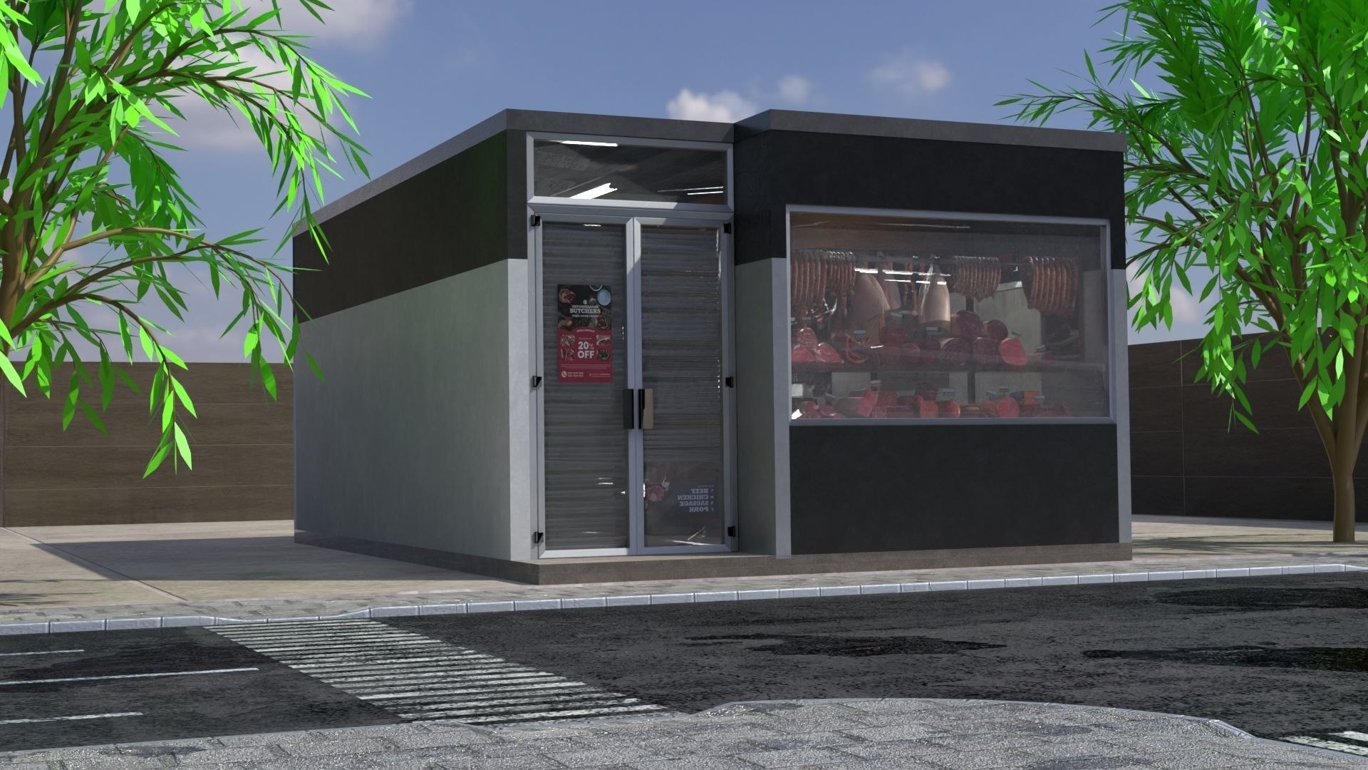 3D Butcher Shop - TurboSquid 2212220