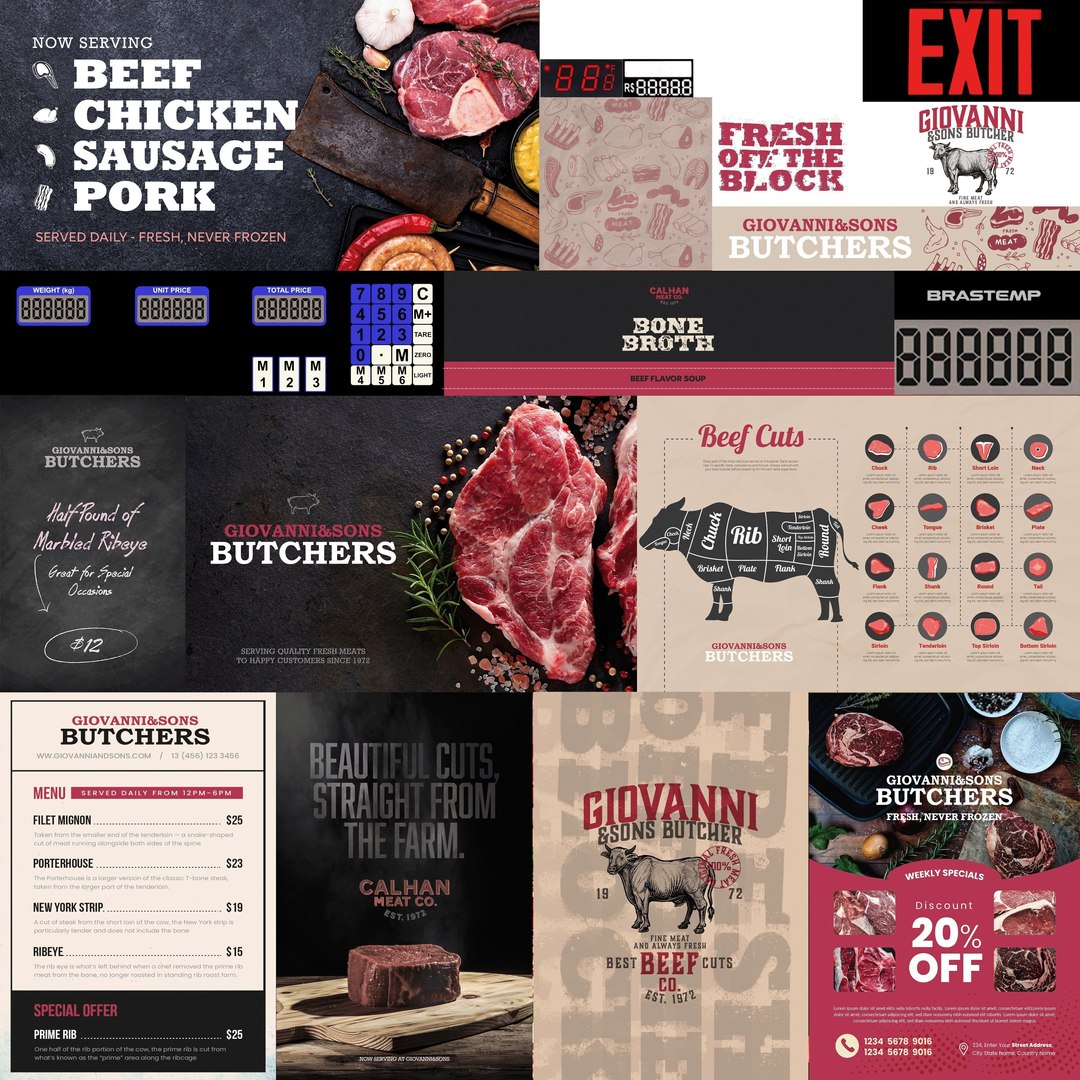 3D Butcher Shop - TurboSquid 2212220