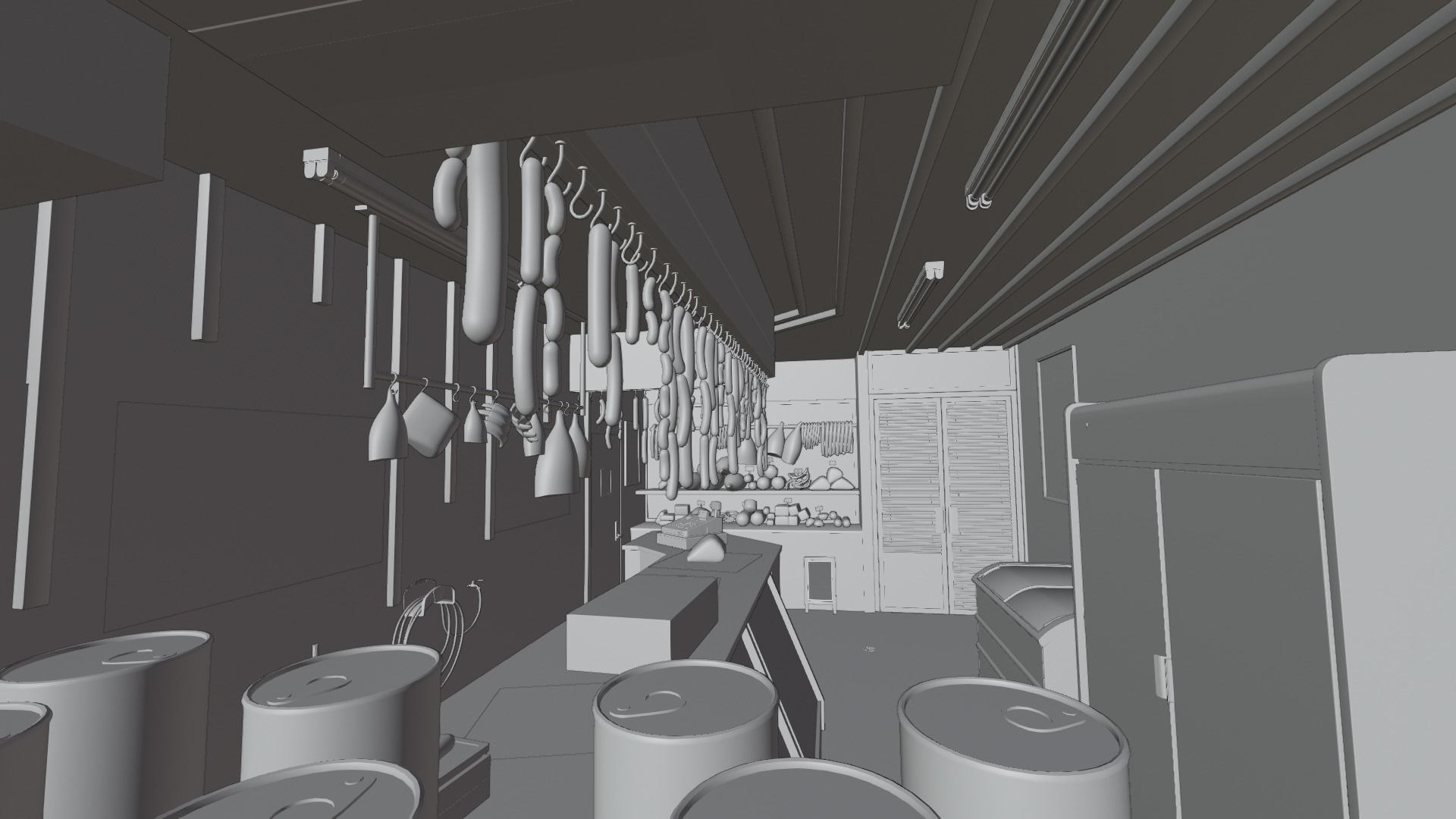 3D Butcher Shop - TurboSquid 2212220