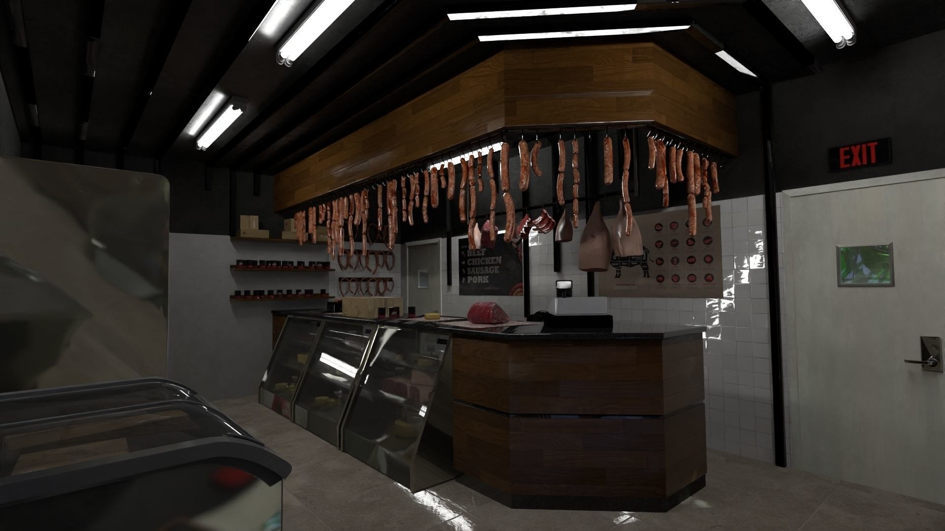 3D Butcher Shop - TurboSquid 2212220