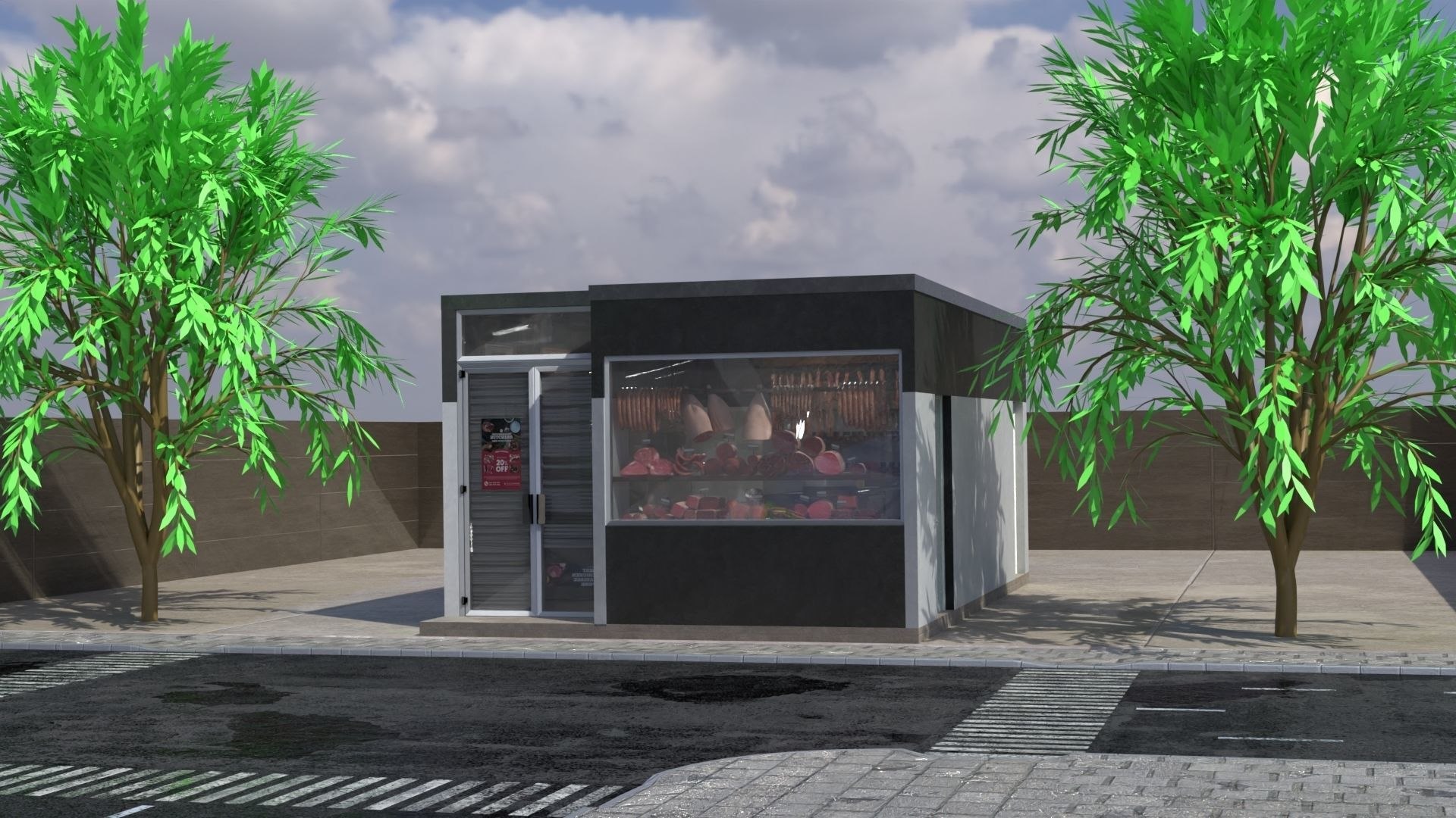 3D Butcher Shop - TurboSquid 2212220