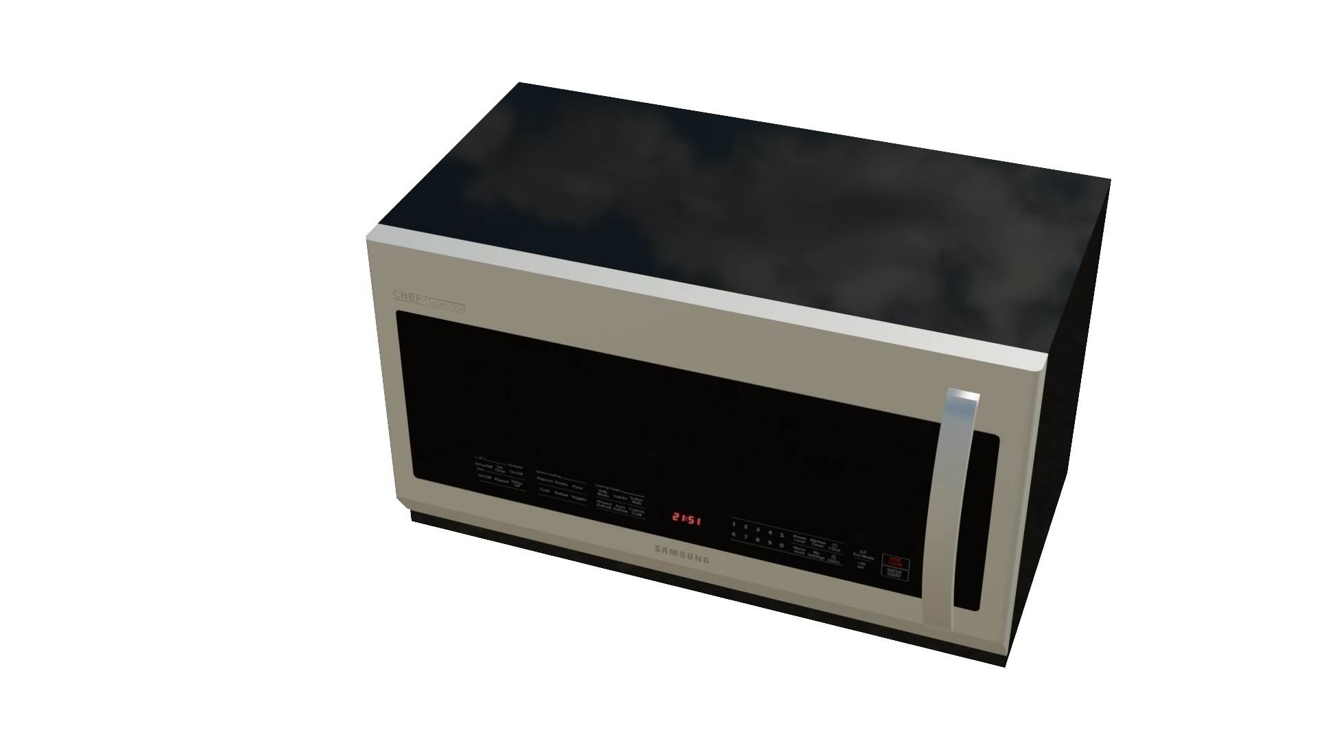 Microwave Oven Samsung 3D Model - TurboSquid 2114786
