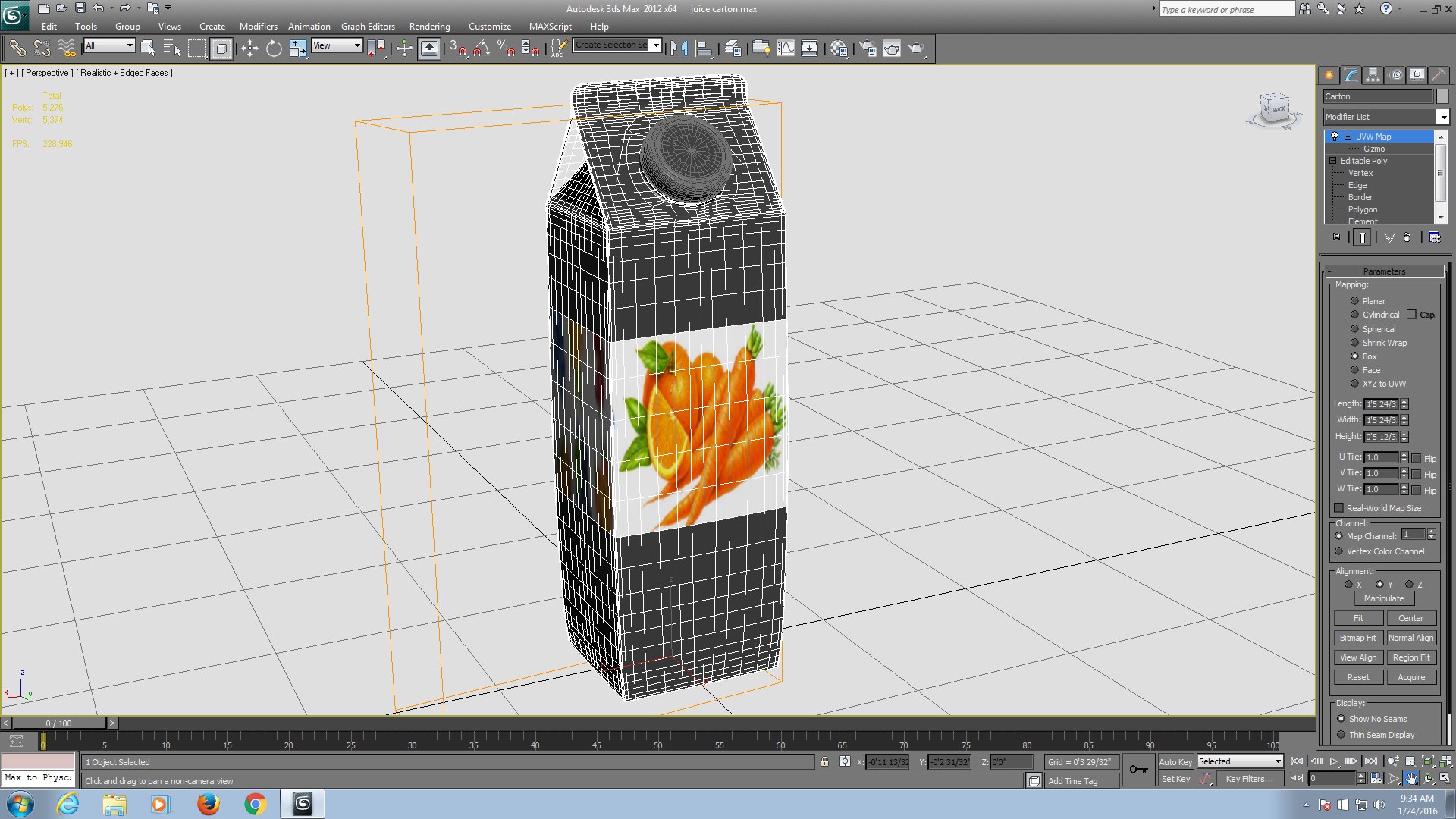 3d Juice Carton