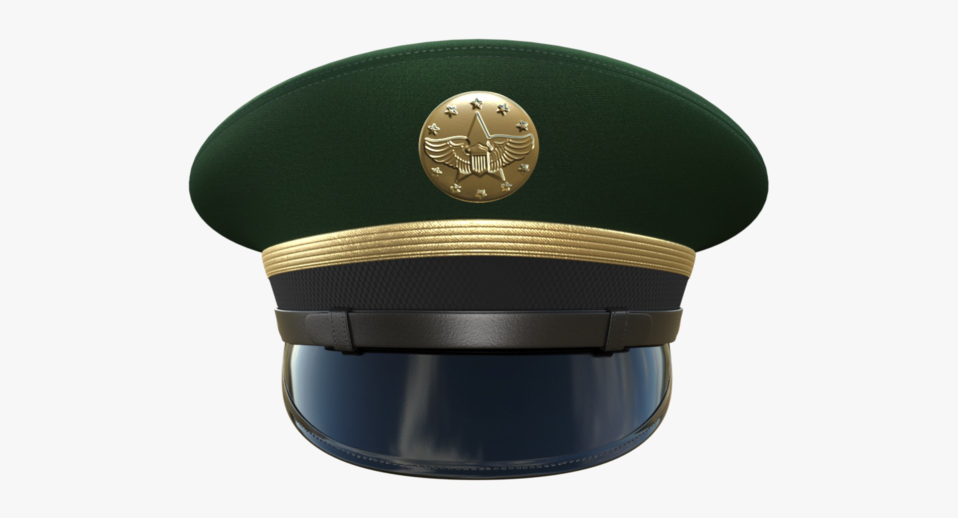 3D Army Service Cap - TurboSquid 1447136