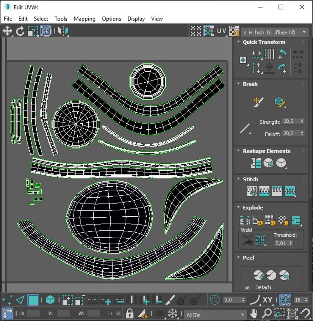 3D Army Service Cap - TurboSquid 1447136