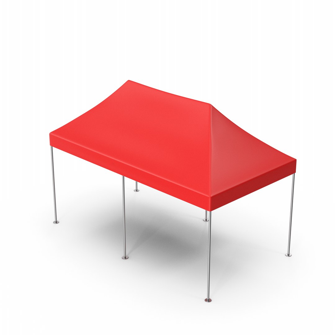 3D Red Event Tent - TurboSquid 2190206