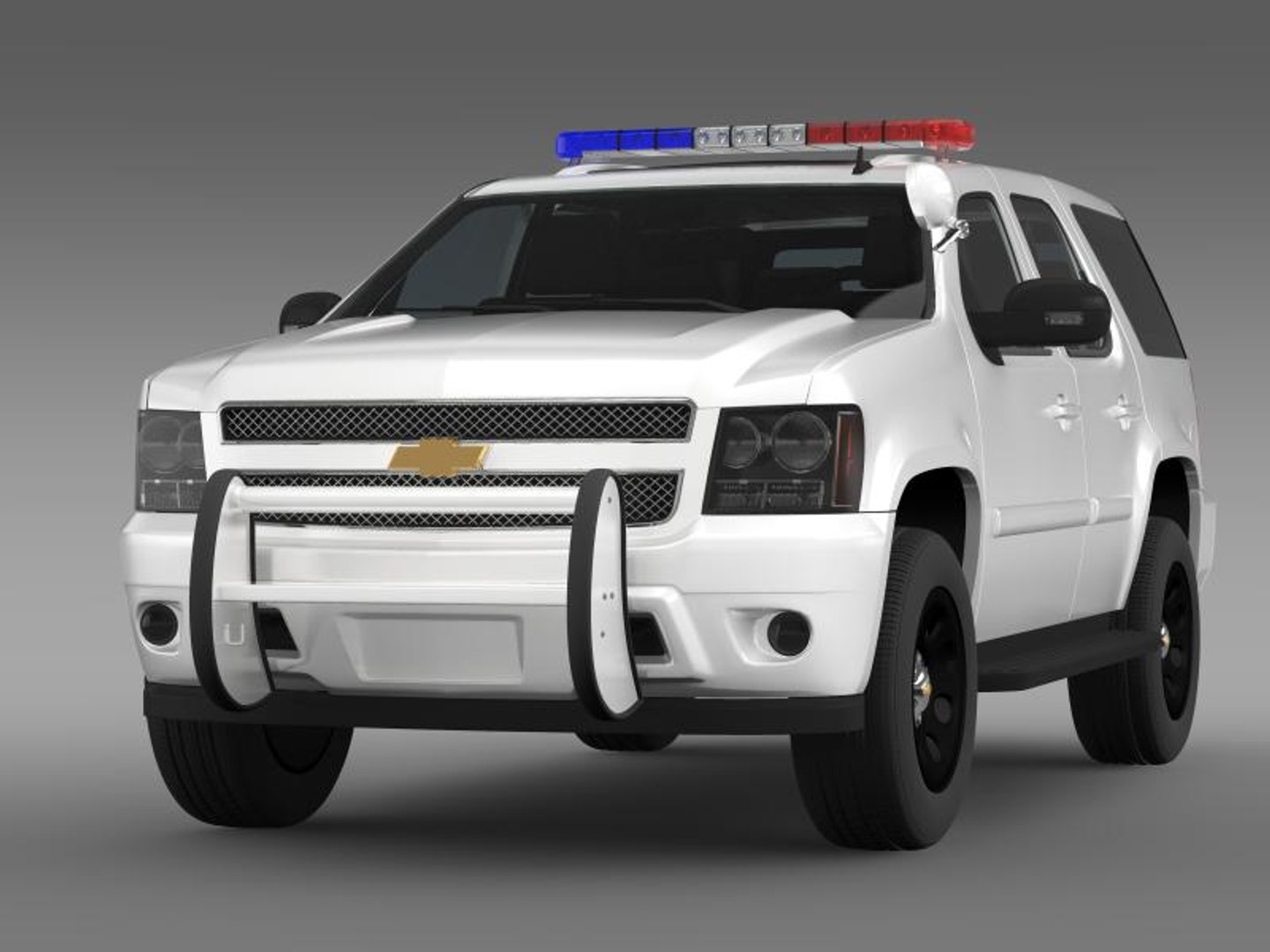 Chevrolet Tahoe Police 3d Model