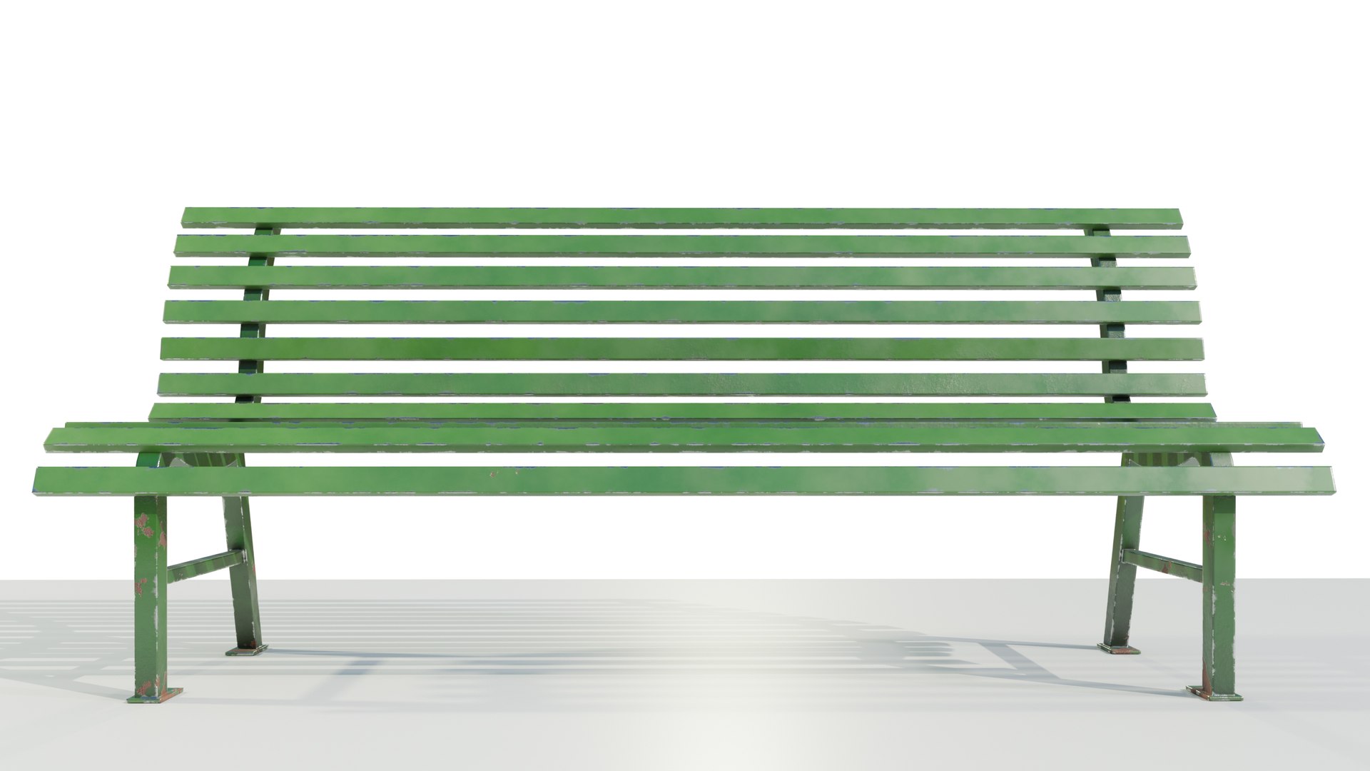 3D Metal Bench Model - TurboSquid 1985336