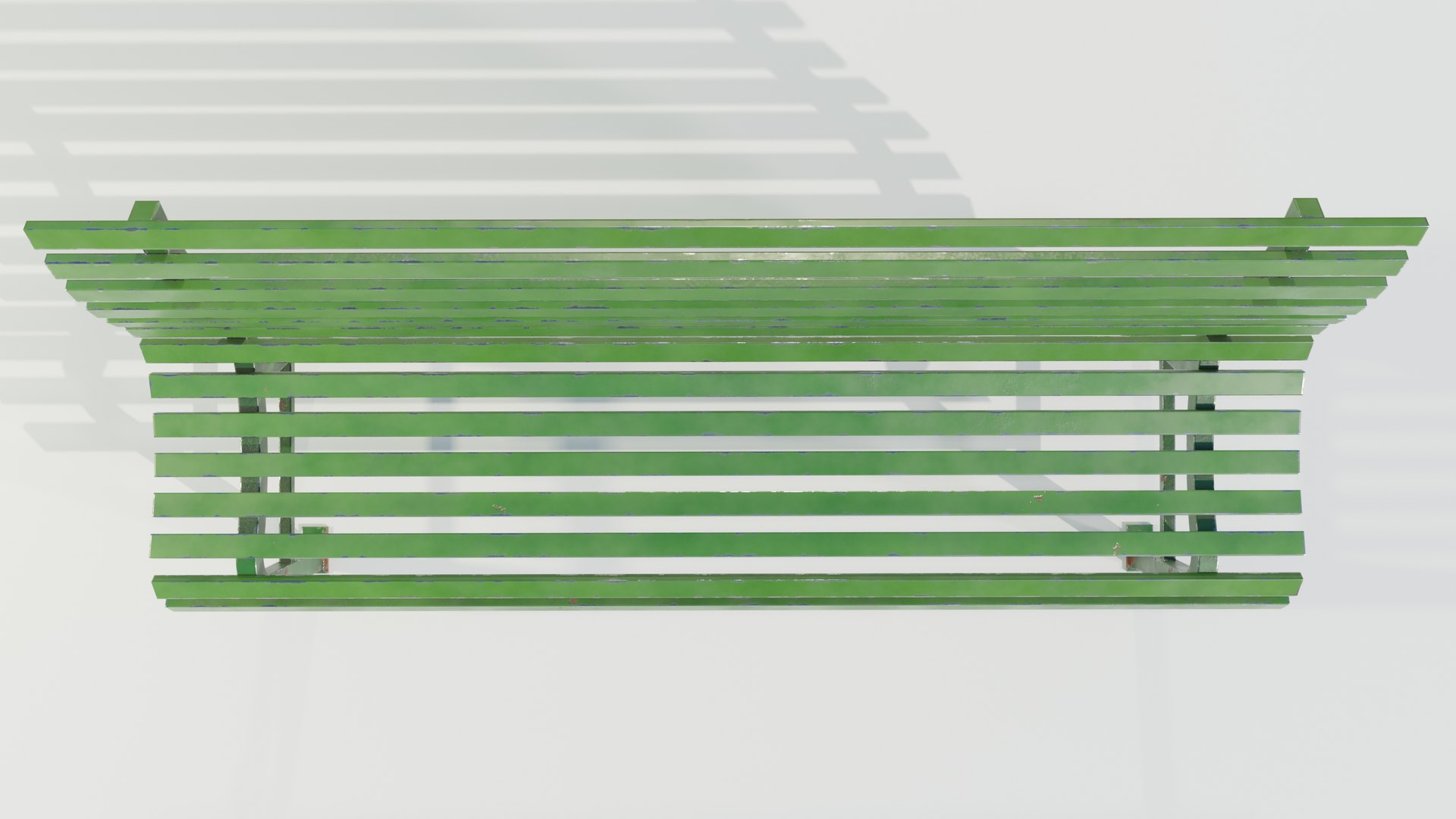 3D Metal Bench Model - TurboSquid 1985336