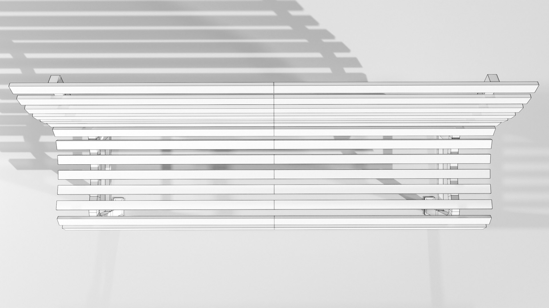 3D Metal Bench model - TurboSquid 1985336