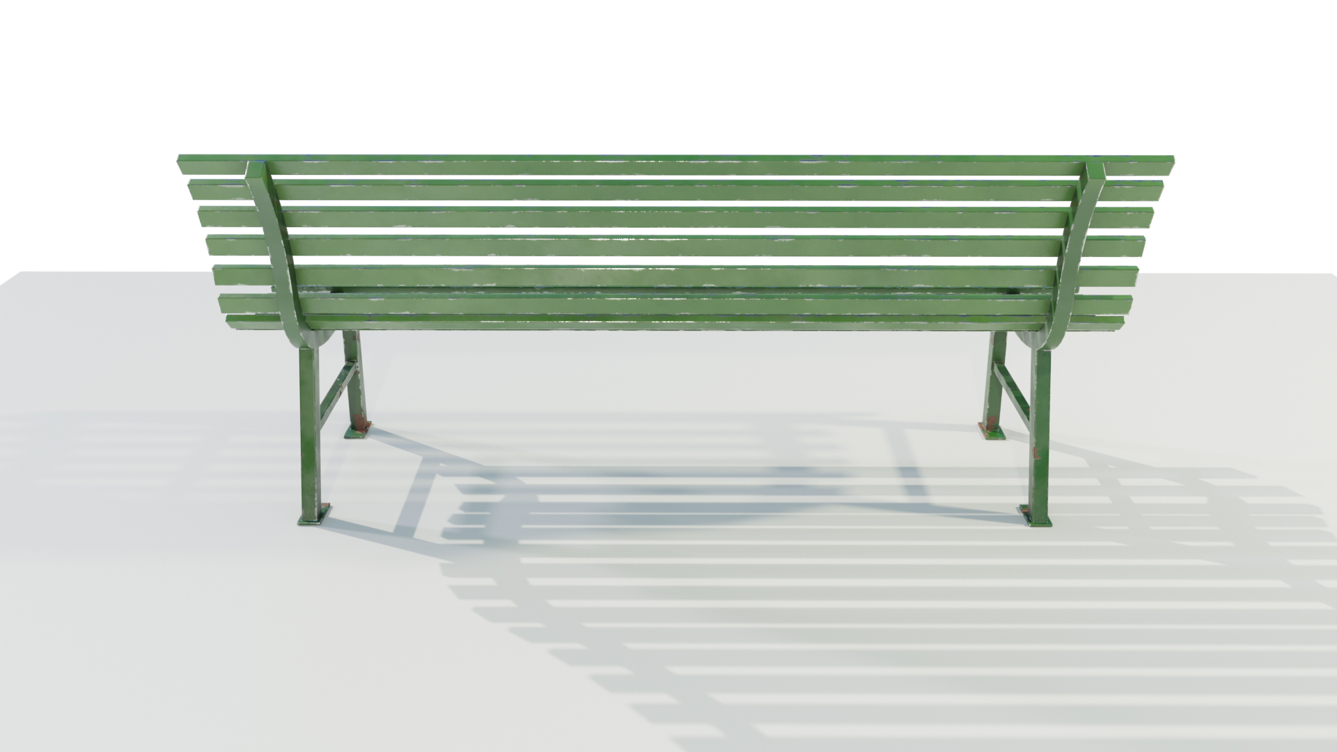 3D Metal Bench Model - TurboSquid 1985336