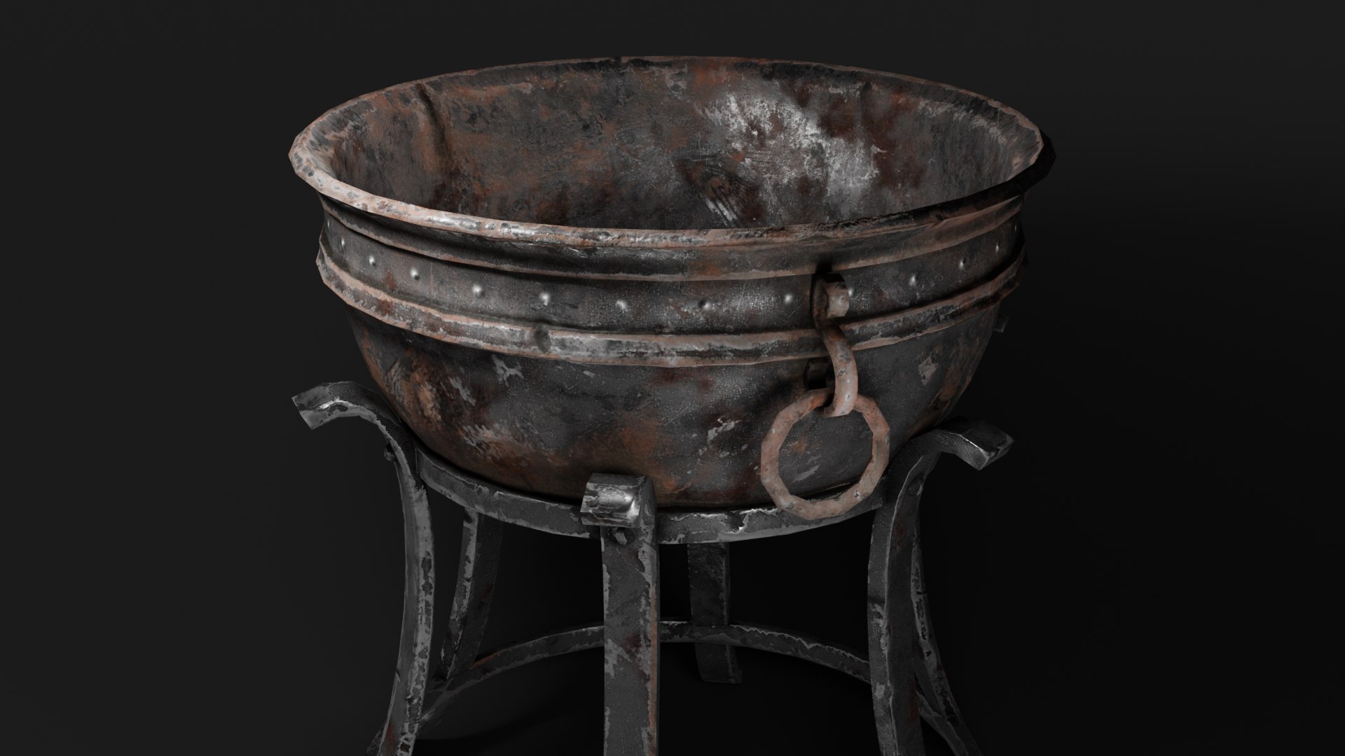 Iron Brazier 3D Model - TurboSquid 1440052