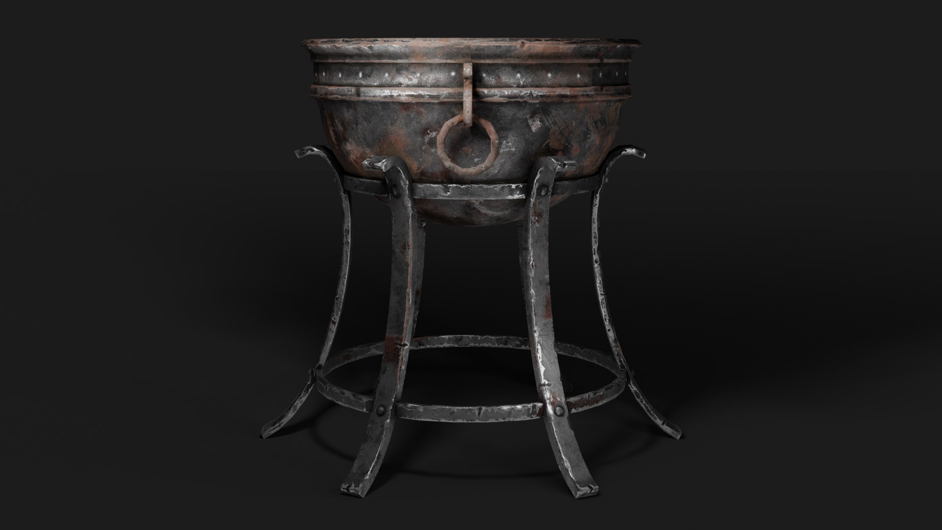 Iron Brazier 3D Model - TurboSquid 1440052