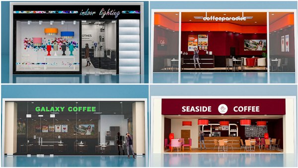 modelo 3d Shop window - TurboSquid 1994679