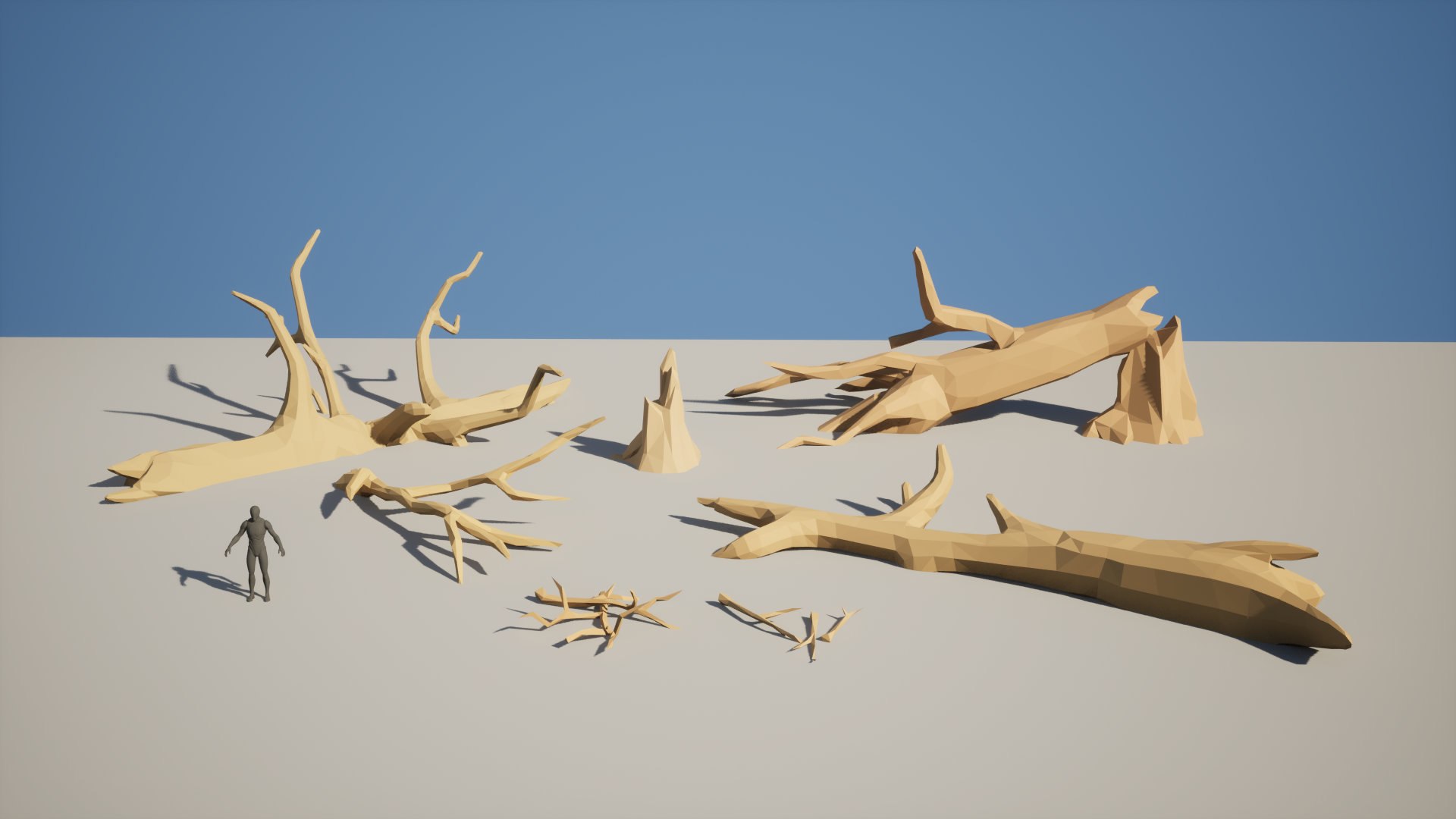 3D Lowpoly Foliage Pack - Broadleaf Forest - TurboSquid 2167446