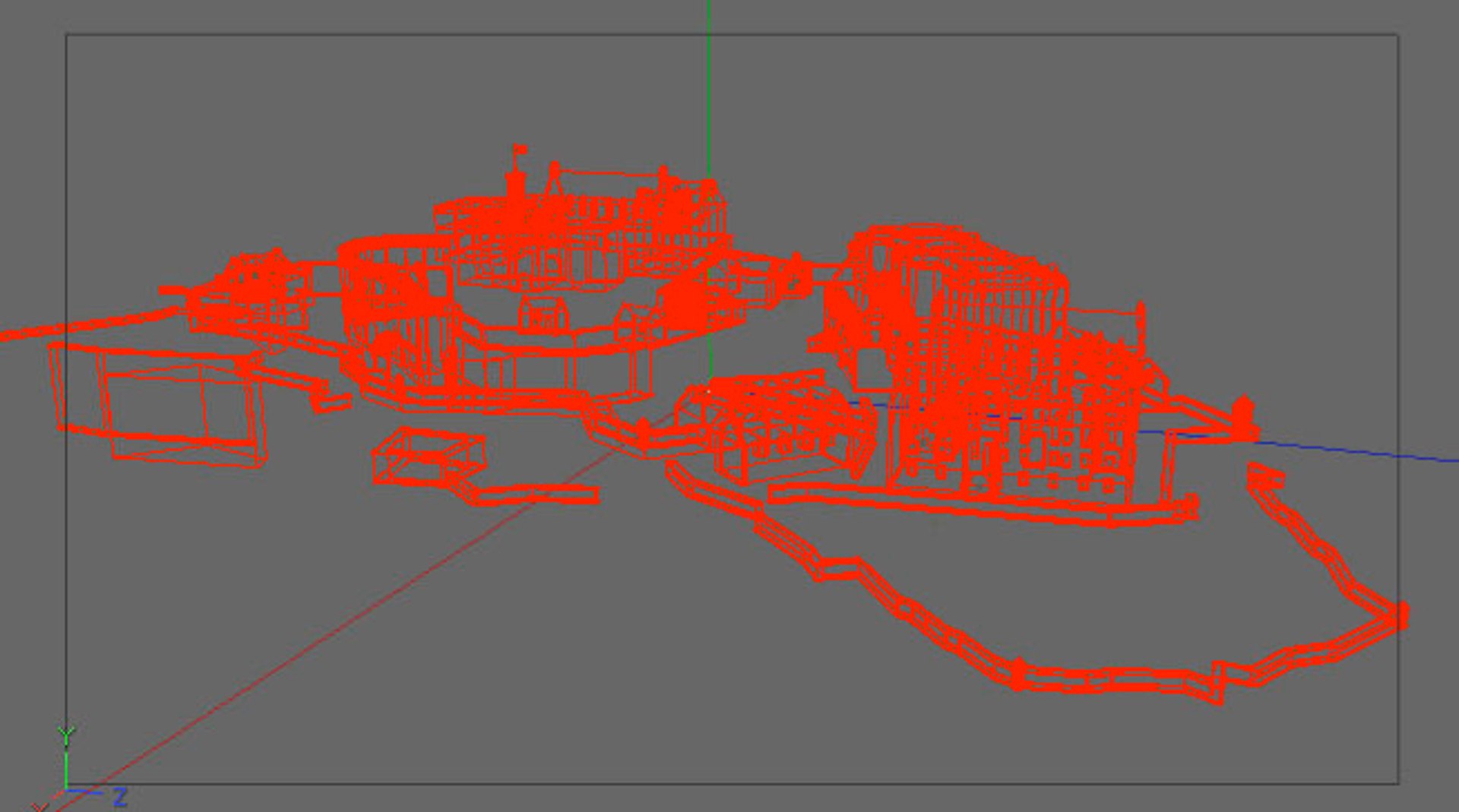 Edinburgh Castle 3d Model