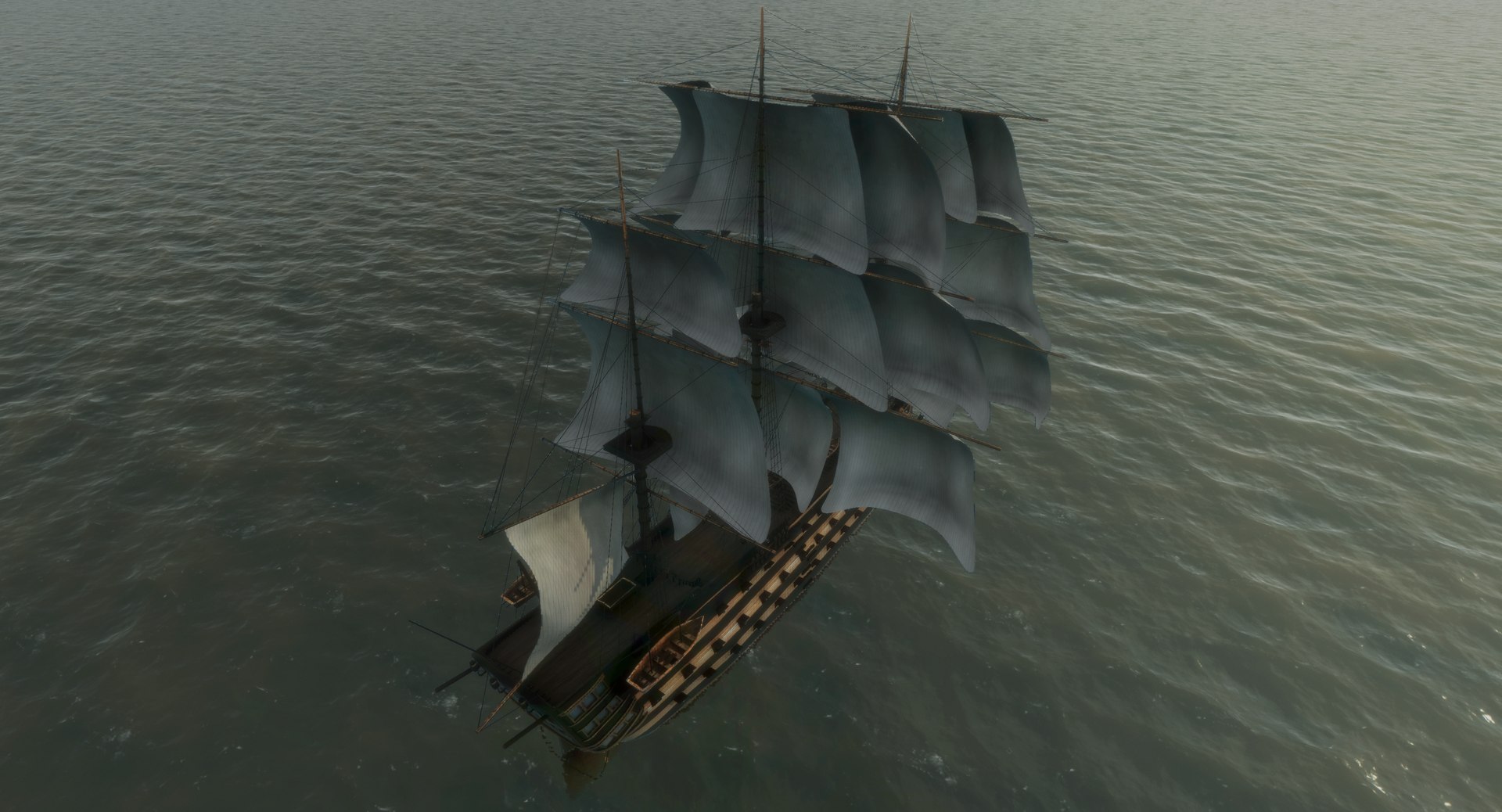 3d Model Of Advanced Ship Line