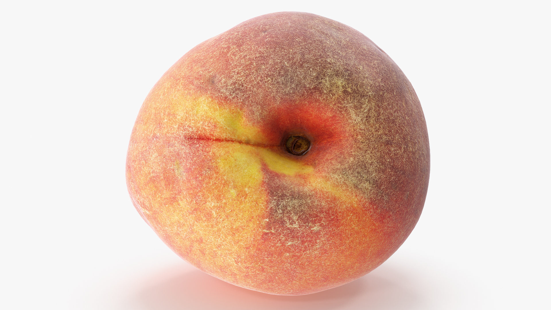 Peaches On A Plate Hi Poly Version Model - TurboSquid 2401056