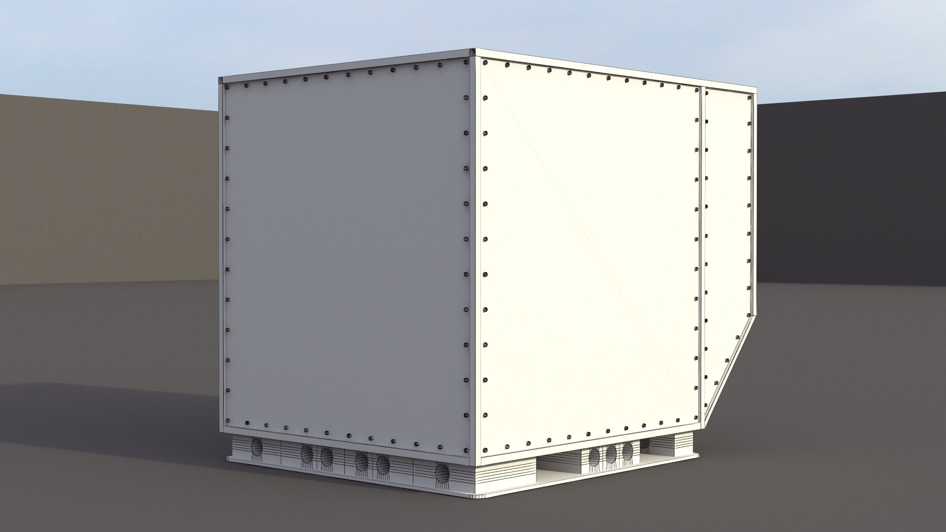Airport Cargo Container 3D - TurboSquid 1303068