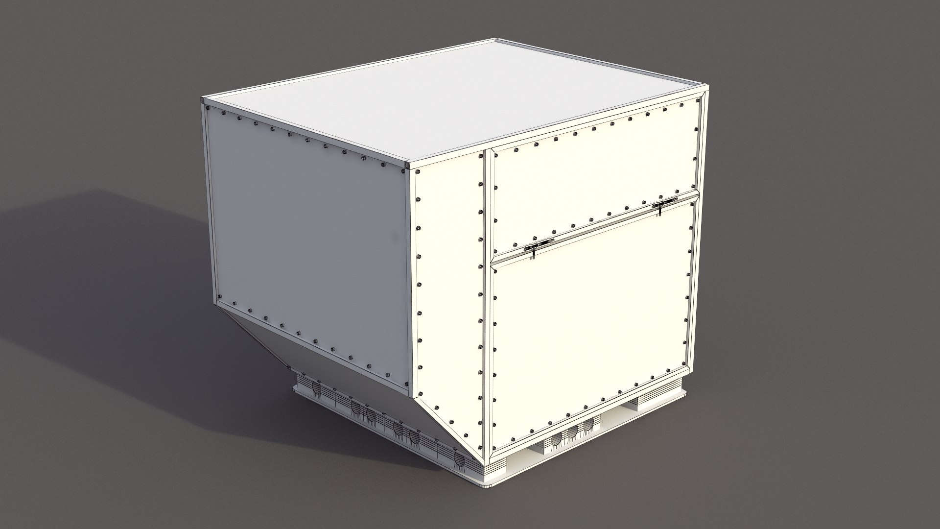 Airport Cargo Container 3D - TurboSquid 1303068