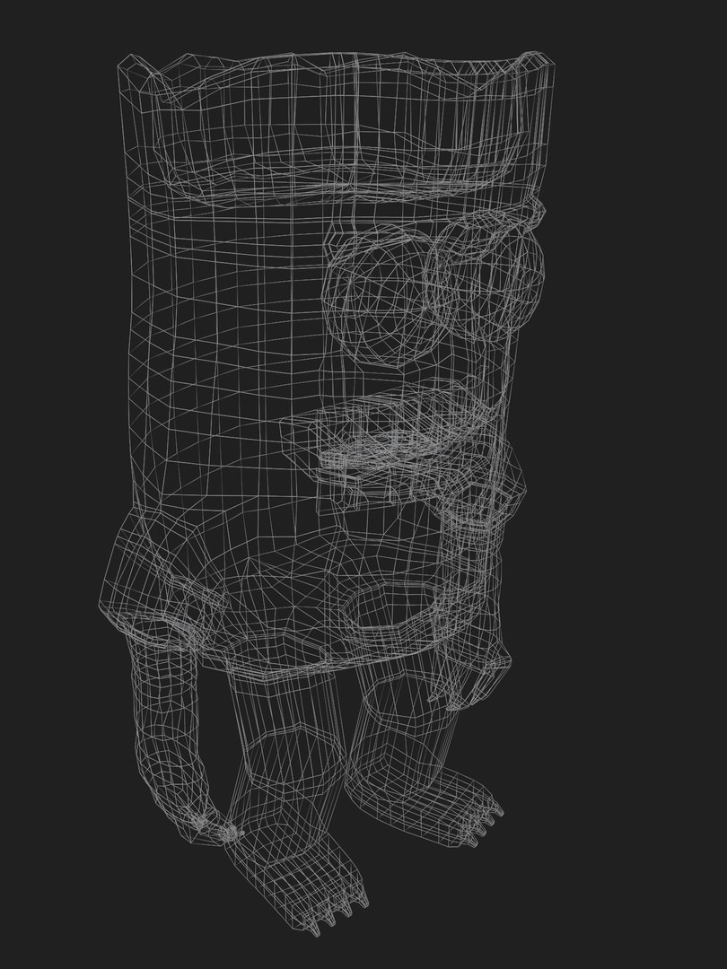 3D Blender Wood Man Animation - TurboSquid 1481596