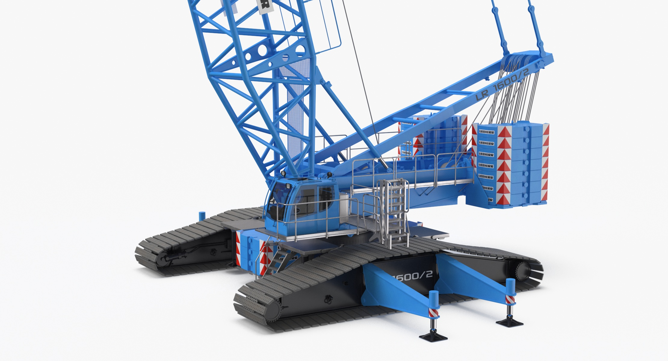 3D liebherr lr 1600 2 - TurboSquid 1713400