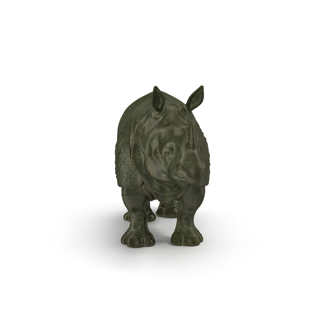 Max Rhino Statue