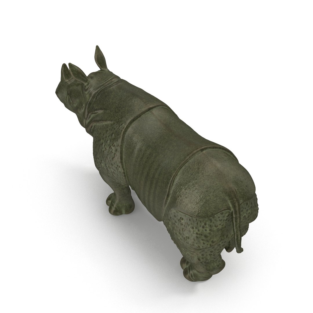Max Rhino Statue
