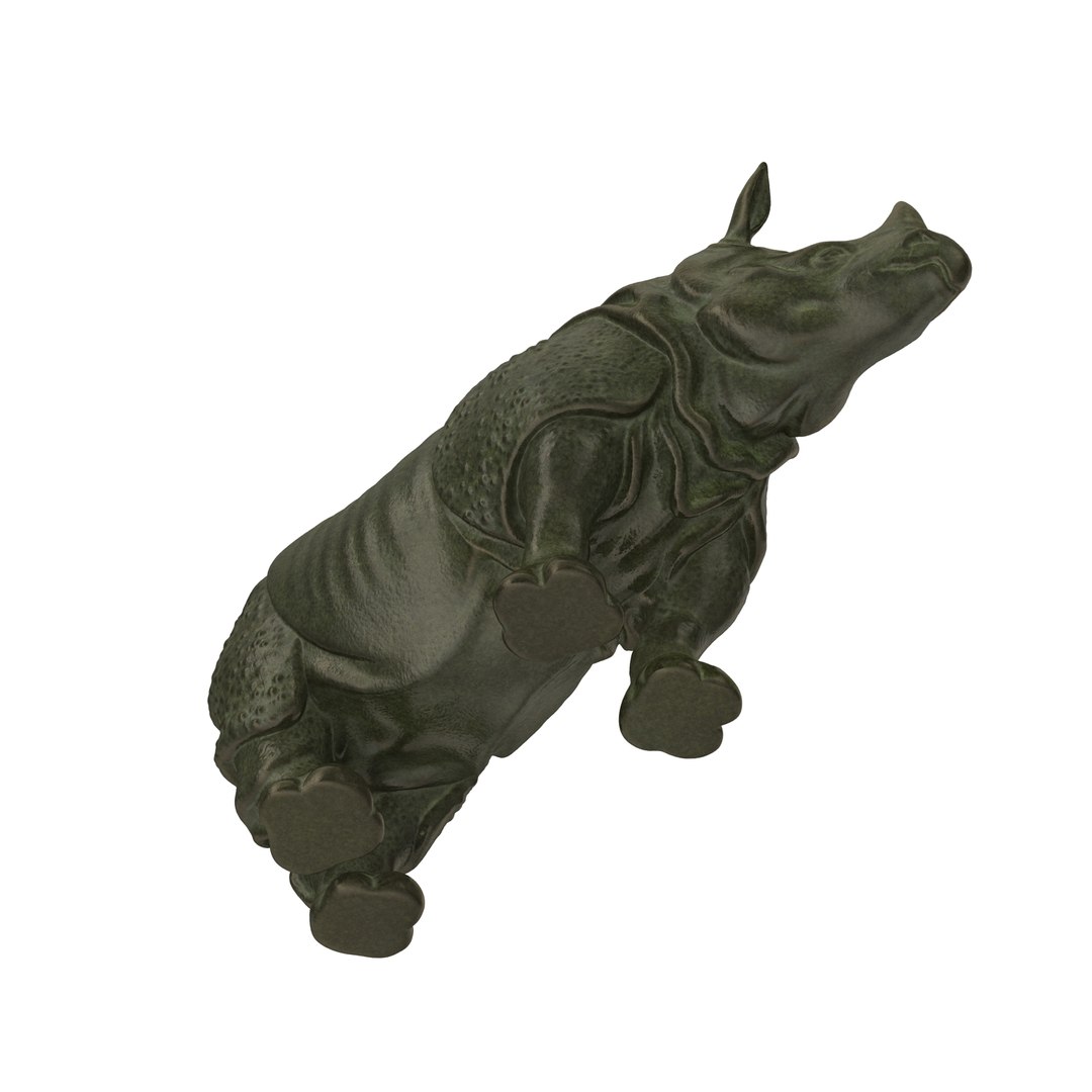 Max Rhino Statue
