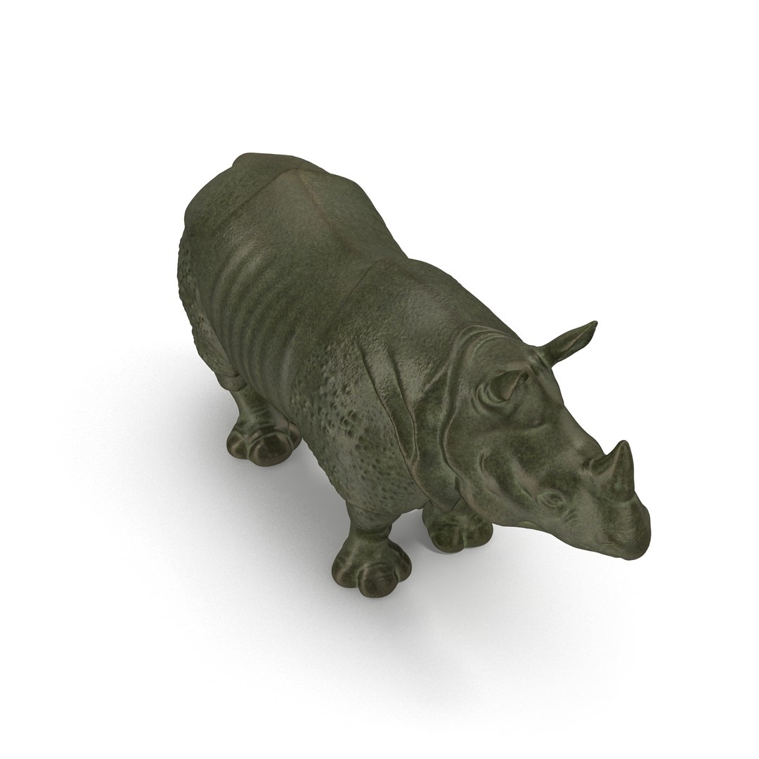 Max Rhino Statue