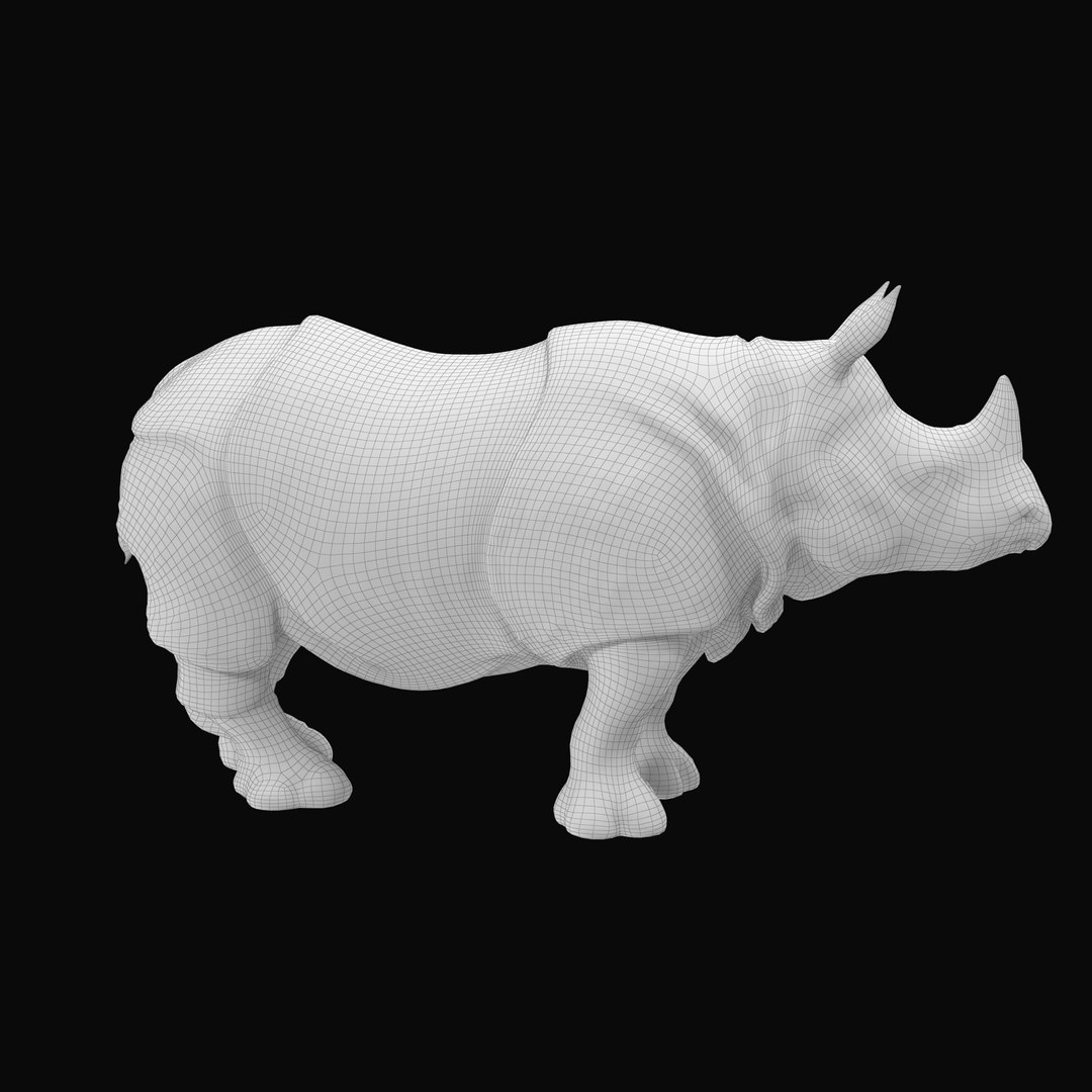 max rhino statue