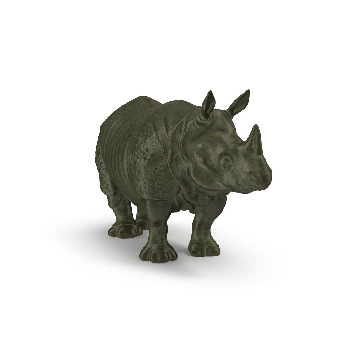 Max Rhino Statue