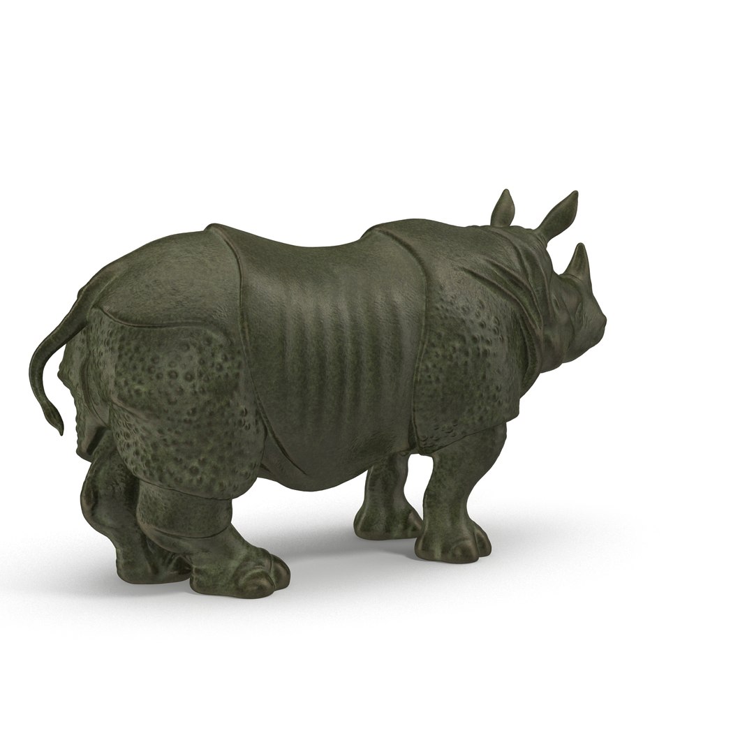 Max Rhino Statue