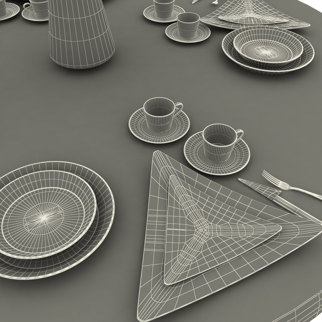 C4d Dinner Tables