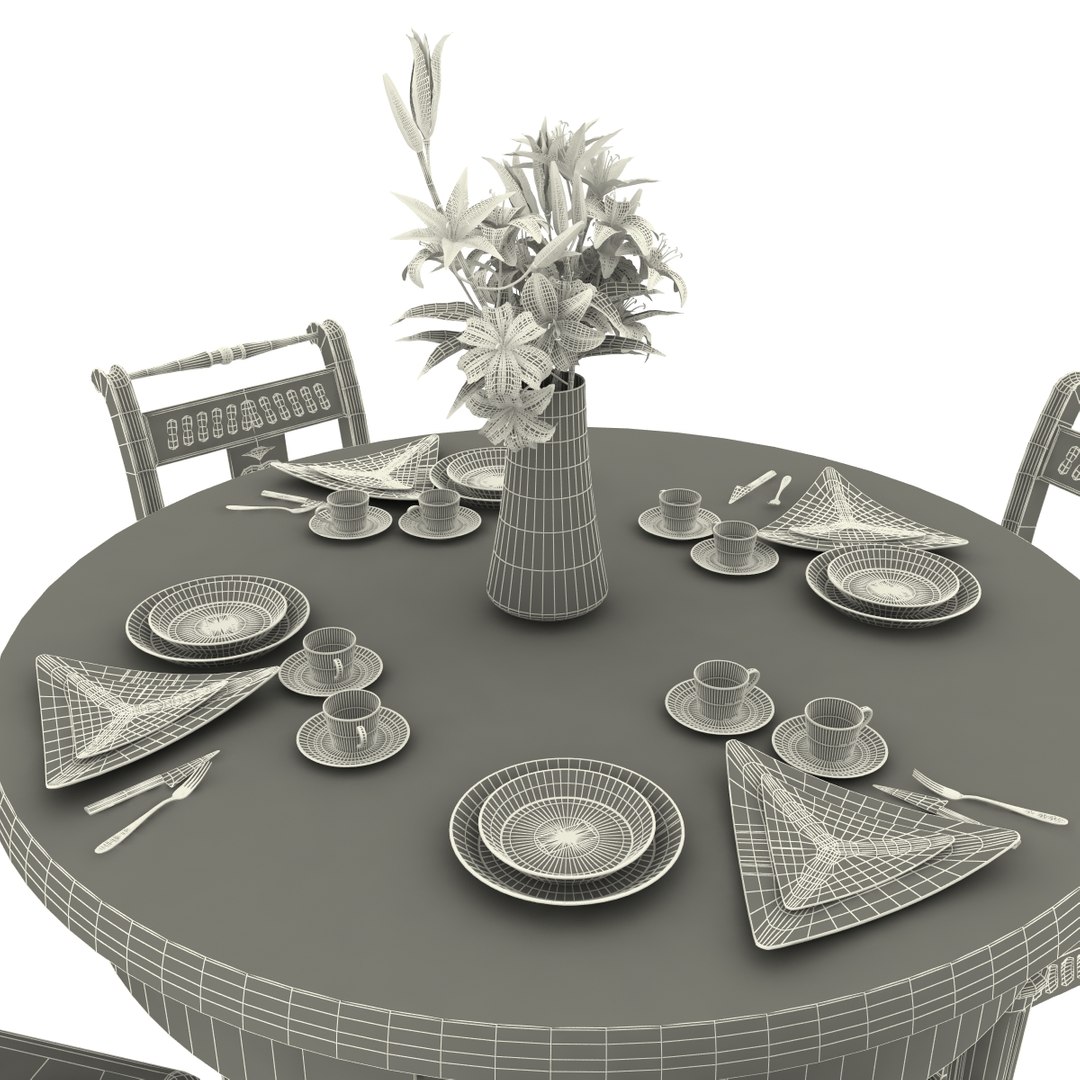 C4d Dinner Tables