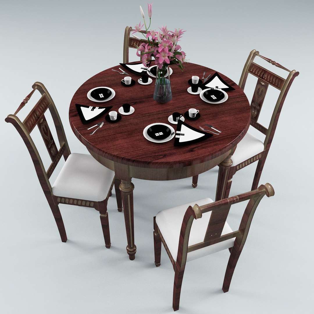 C4d Dinner Tables