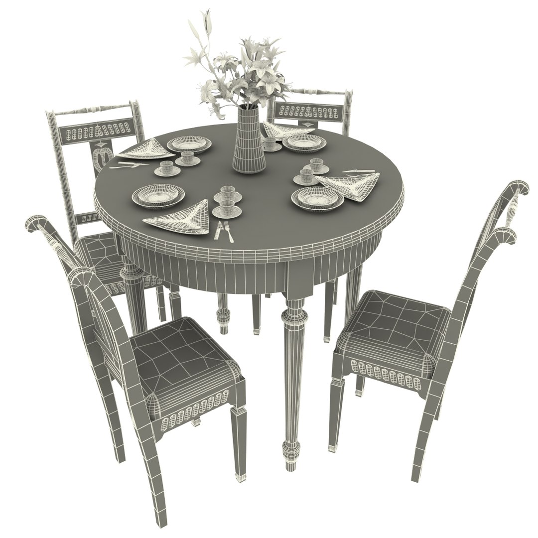 C4d Dinner Tables