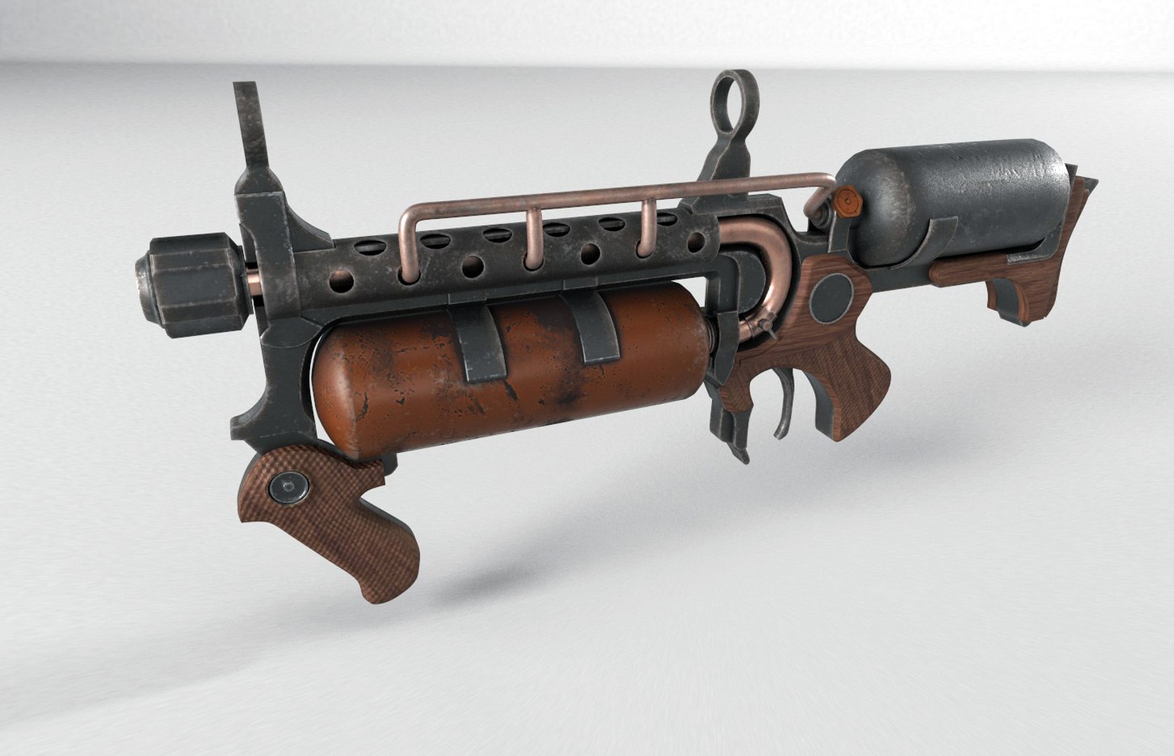 Flamethrower Flame 3D Model - TurboSquid 1677982
