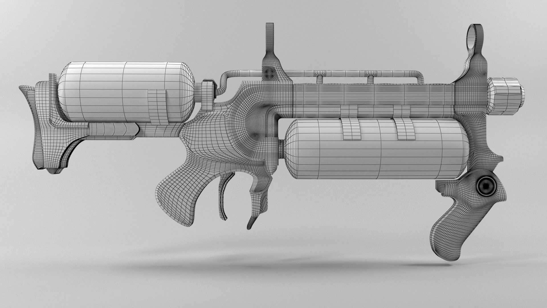 Flamethrower Flame 3D Model - TurboSquid 1677982