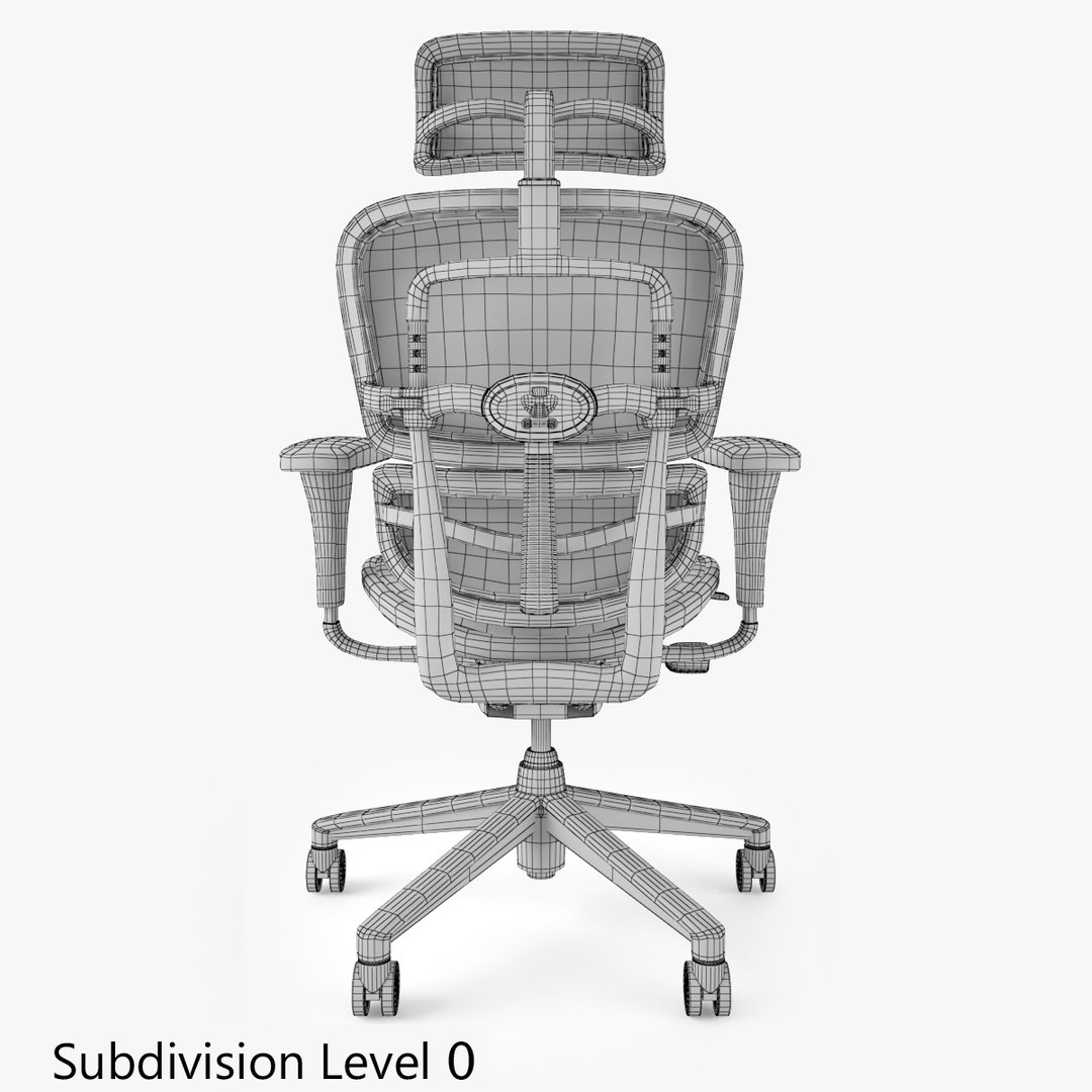 3ds max raynor ergohuman executive chair