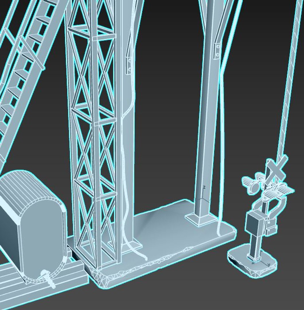 Railroad Signal Tower 3D Model - TurboSquid 1814624
