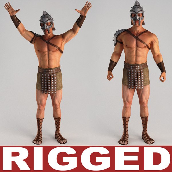 3D Gladiator Models | TurboSquid