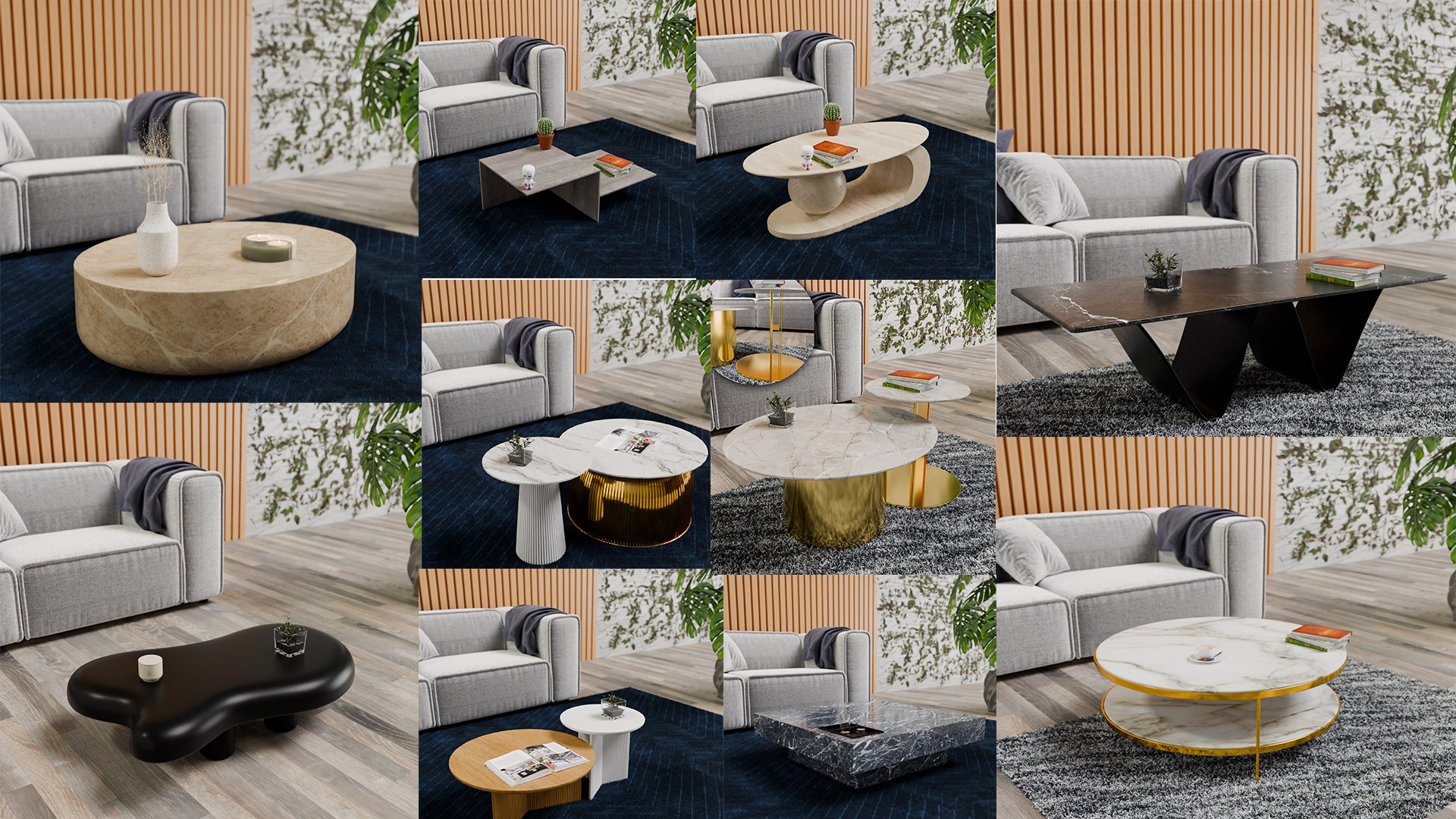 3D Model Modern Coffee Tables - TurboSquid 2387236