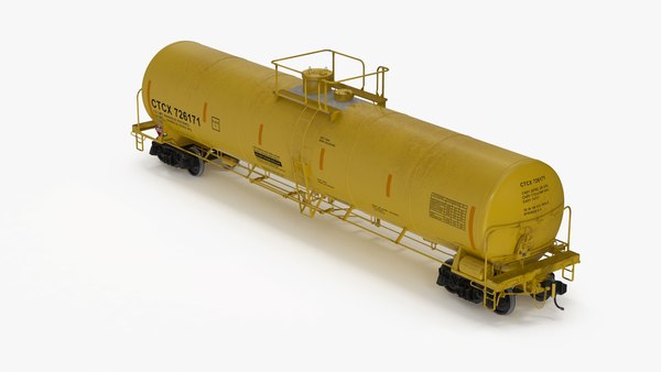 modelo 3d Vagón cisterna - TurboSquid 2208616