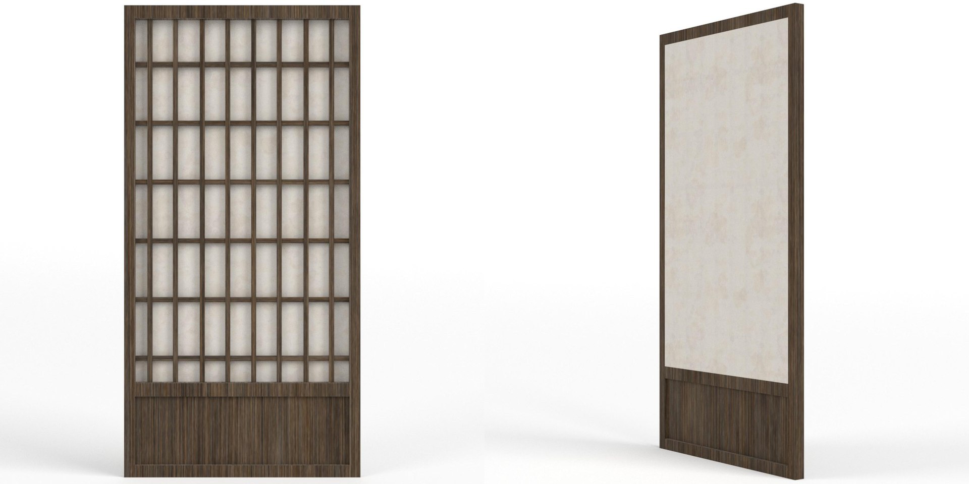 Shoji Japanese Paper Door 3D Model - TurboSquid 1632144