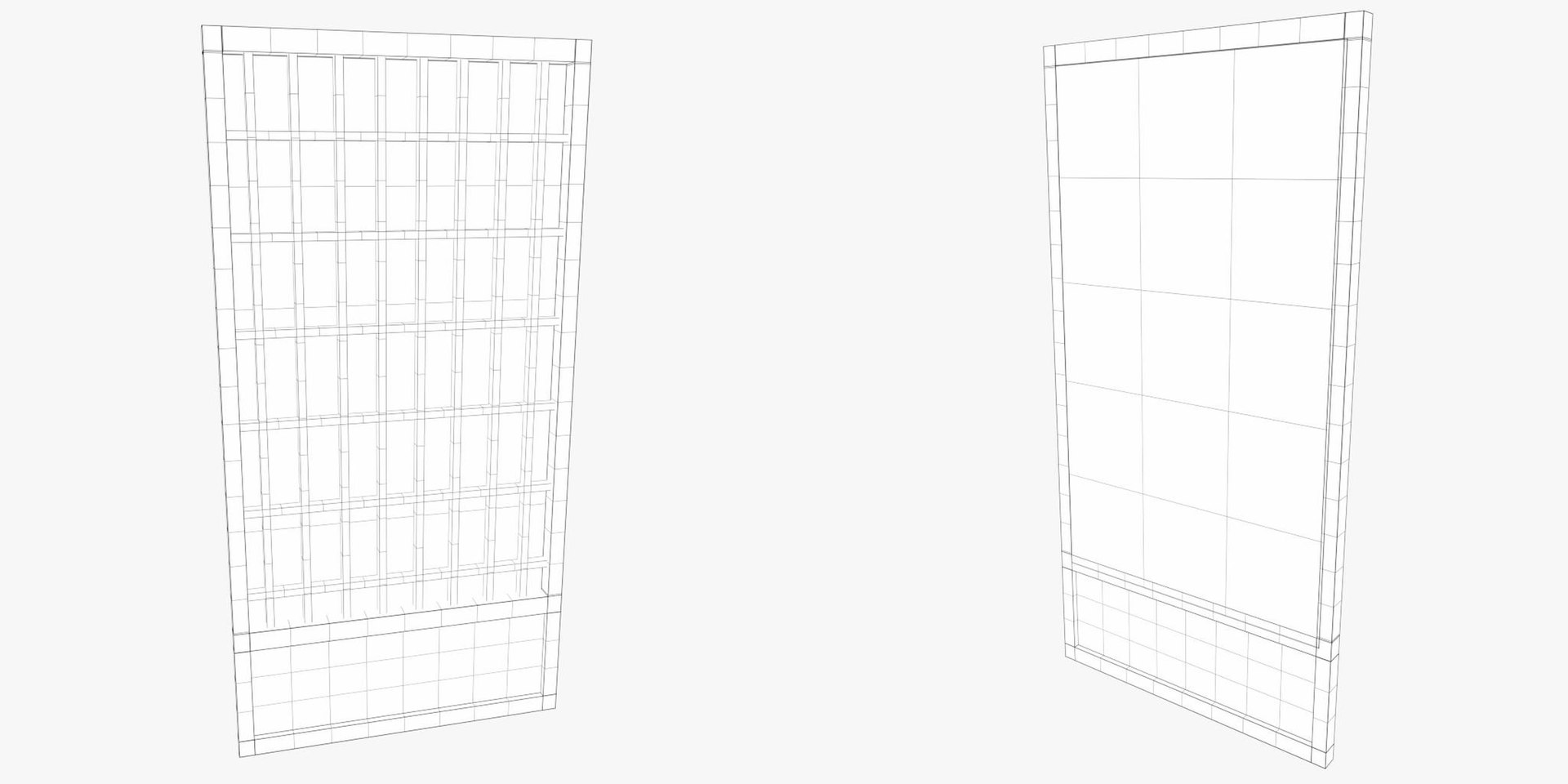 Shoji Japanese Paper Door 3D Model - TurboSquid 1632144